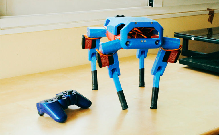 Un físico español crea un perro-robot como los de Boston Dynamics con una Raspberry Pi y un ...